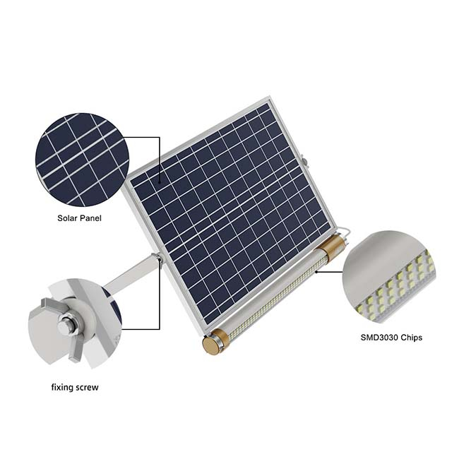 Indoor Outdoor Integrated LED Solar Tube Light with Remote Control 300W ...